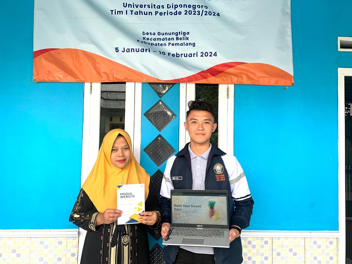 Mahasiswa Undip Ciptakan Website Dorong Perekonomian UMKM di Desa ...