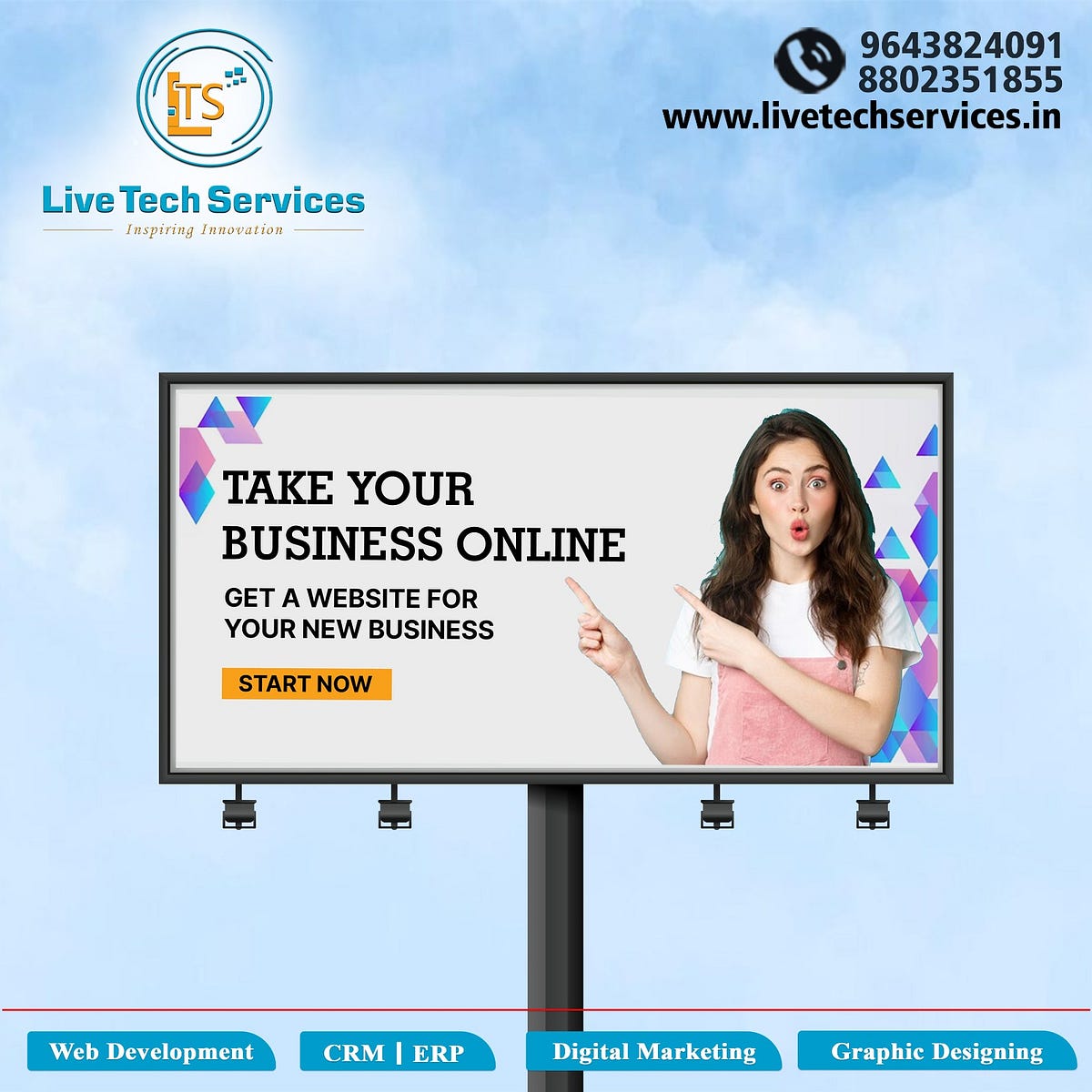 Take your business online! - Live Tech Services - Medium