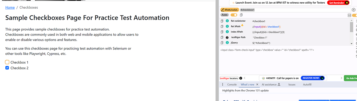 Playwright with Javascript — How to handle Checkboxes | by Dinusha Somarathne | Medium