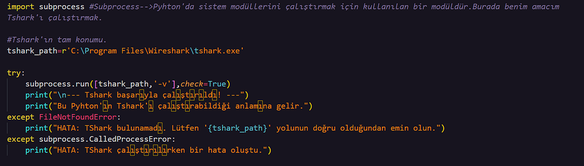 WİRESHARK KODLARIM. Pyshark nedir? | by Yağmur Asal | Sep, 2025 | Medium