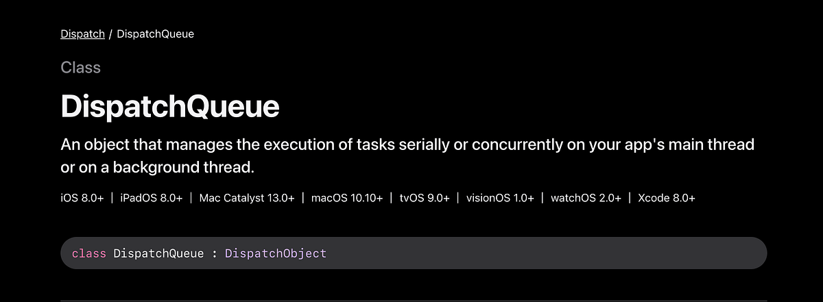 Understanding DispatchQueue in Swift. | by Harsha Agarwal | Medium