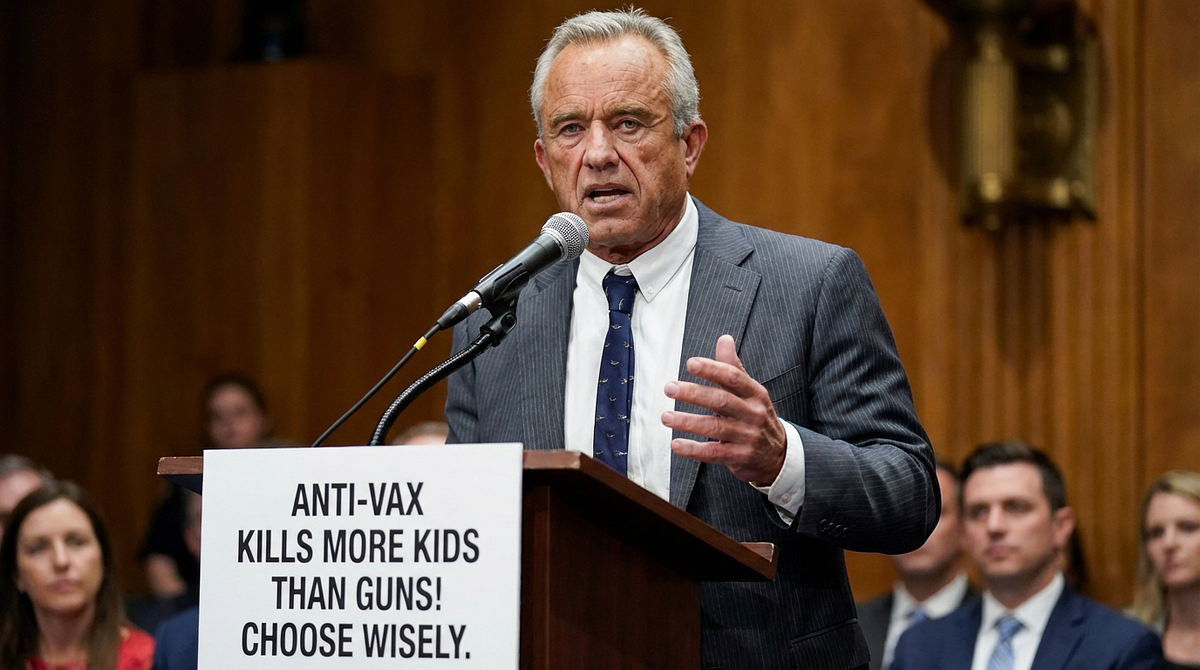 RFK Jr “Solves” Gun Violence Crisis by Ensuring Anti-Vaccinations Kill ...