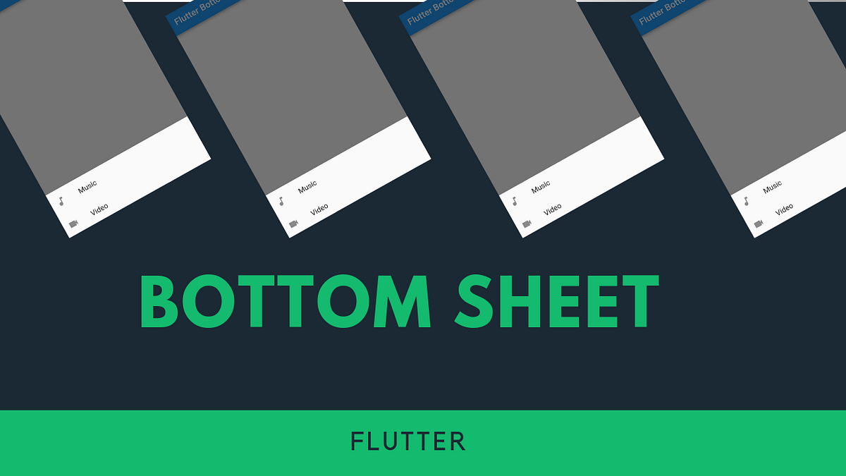 Flutter — Bottom Sheet. Bottom sheet is a nice component given… | by Ishan Fernando | CodeChai ...