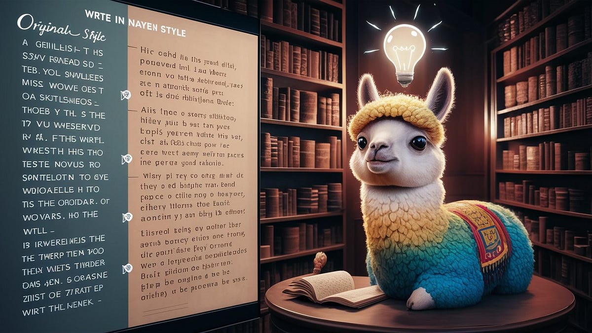 Unveiling The Mini Llama Mimic How I Fine Tuned Mini Llama To Write In Anothers Style By