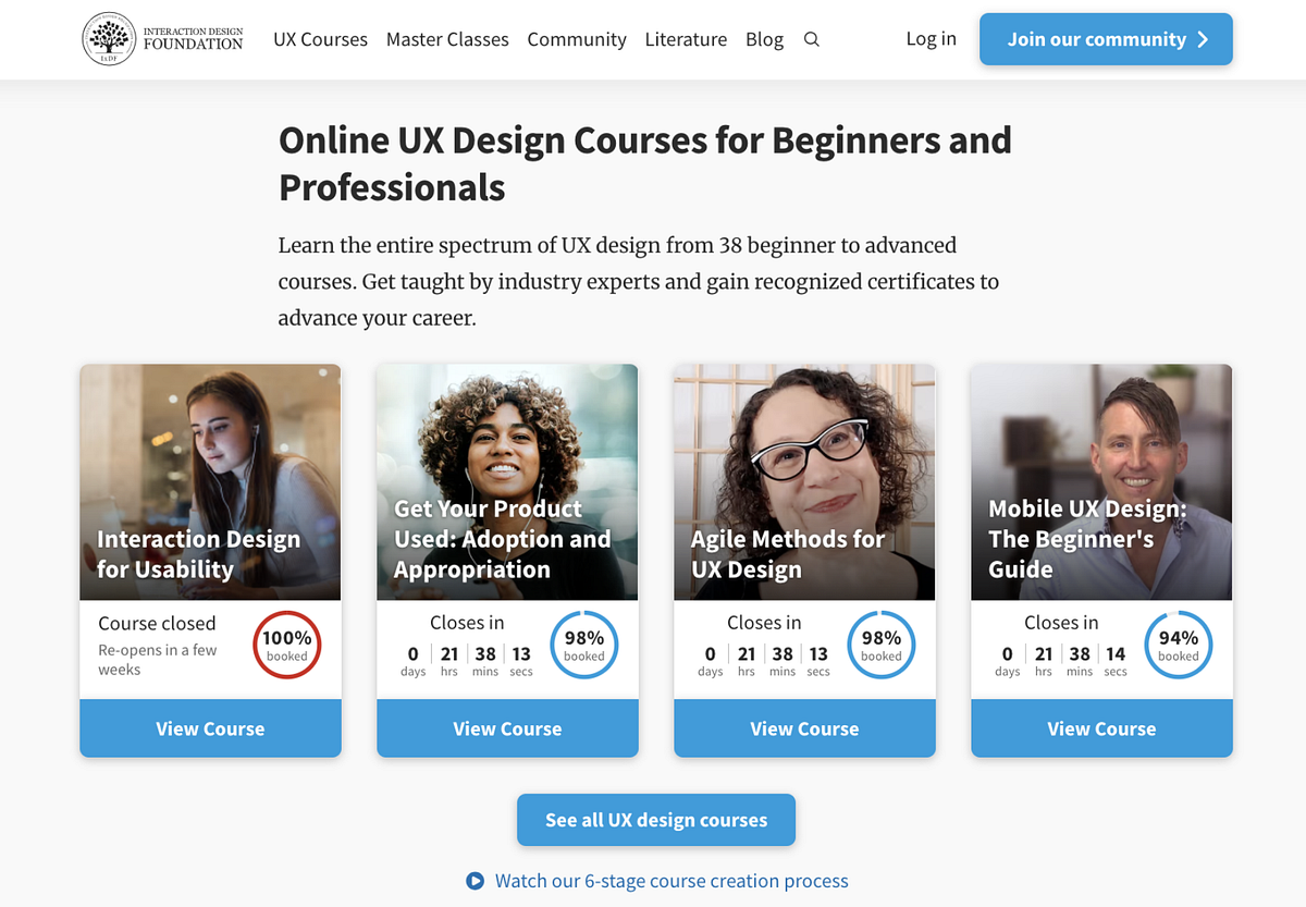 How Interaction Design Foundation started my UX Design Career Journey ...