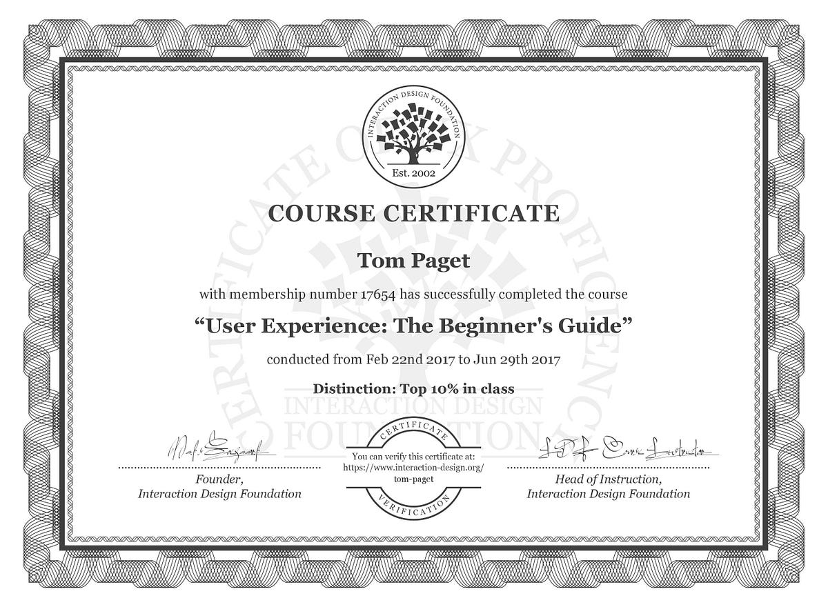 My review of the Interaction Design Foundation | by Tom Paget | Medium