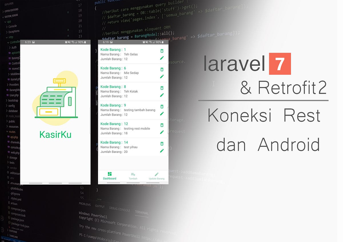 Menghubungkan Laravel RESTful API Dengan Android Menggunakan Retrofit2 Part 1 | by ...