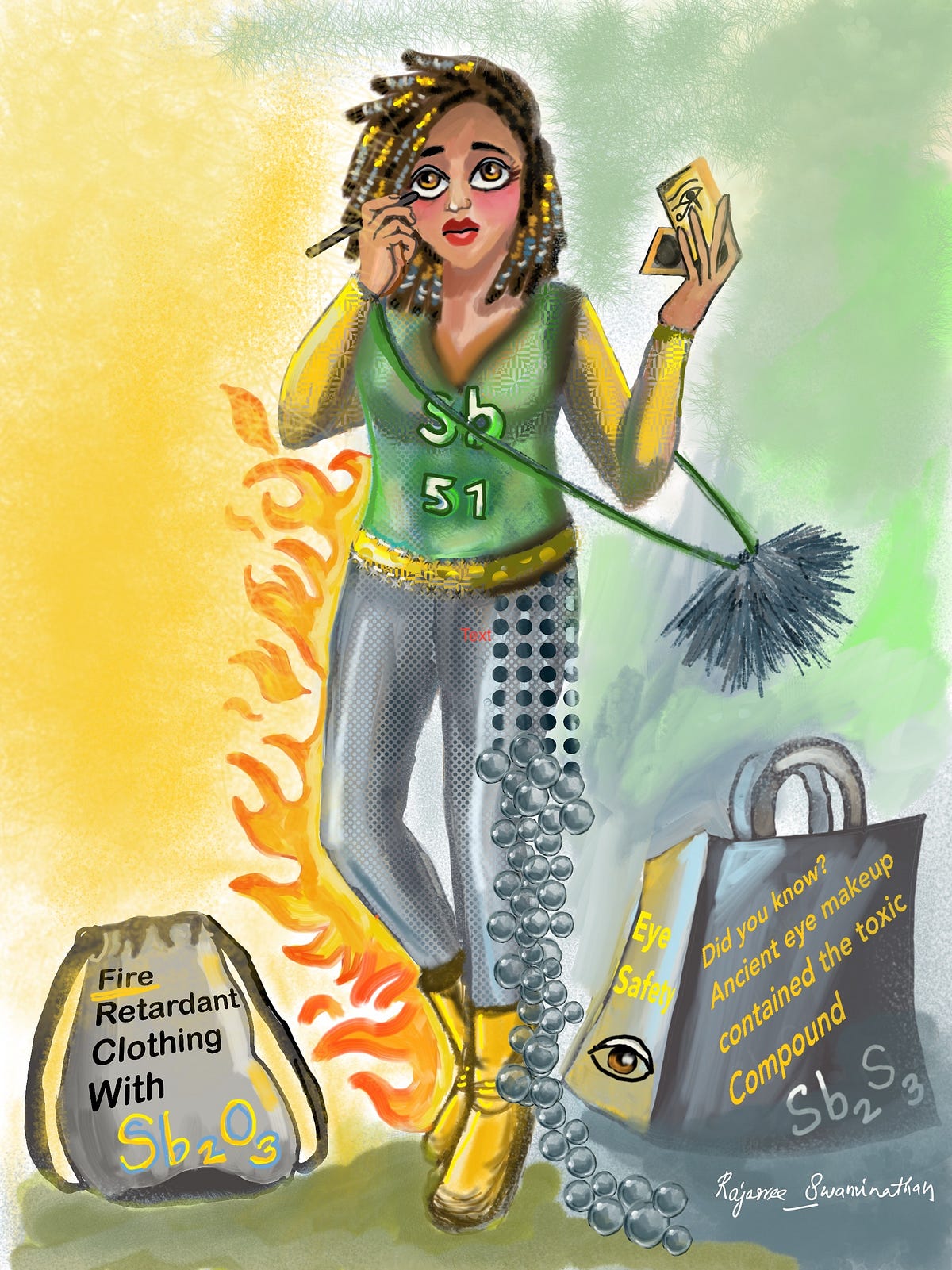Story of the element girl — Antimony! | by Rajasree Swaminathan ...