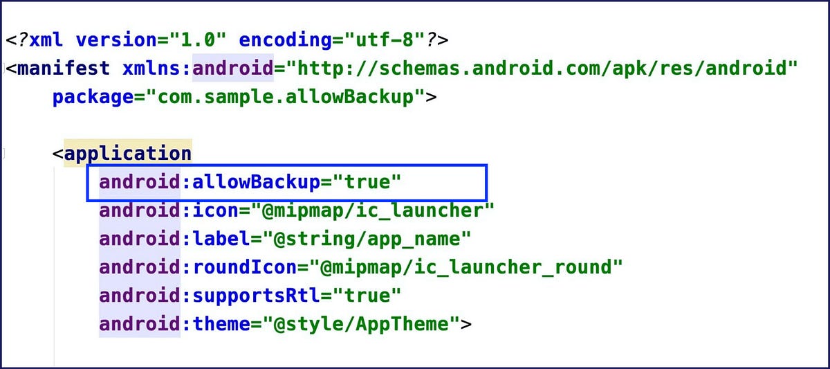 How Android AllowBackup works and what all data can be backed up? | Better Programming