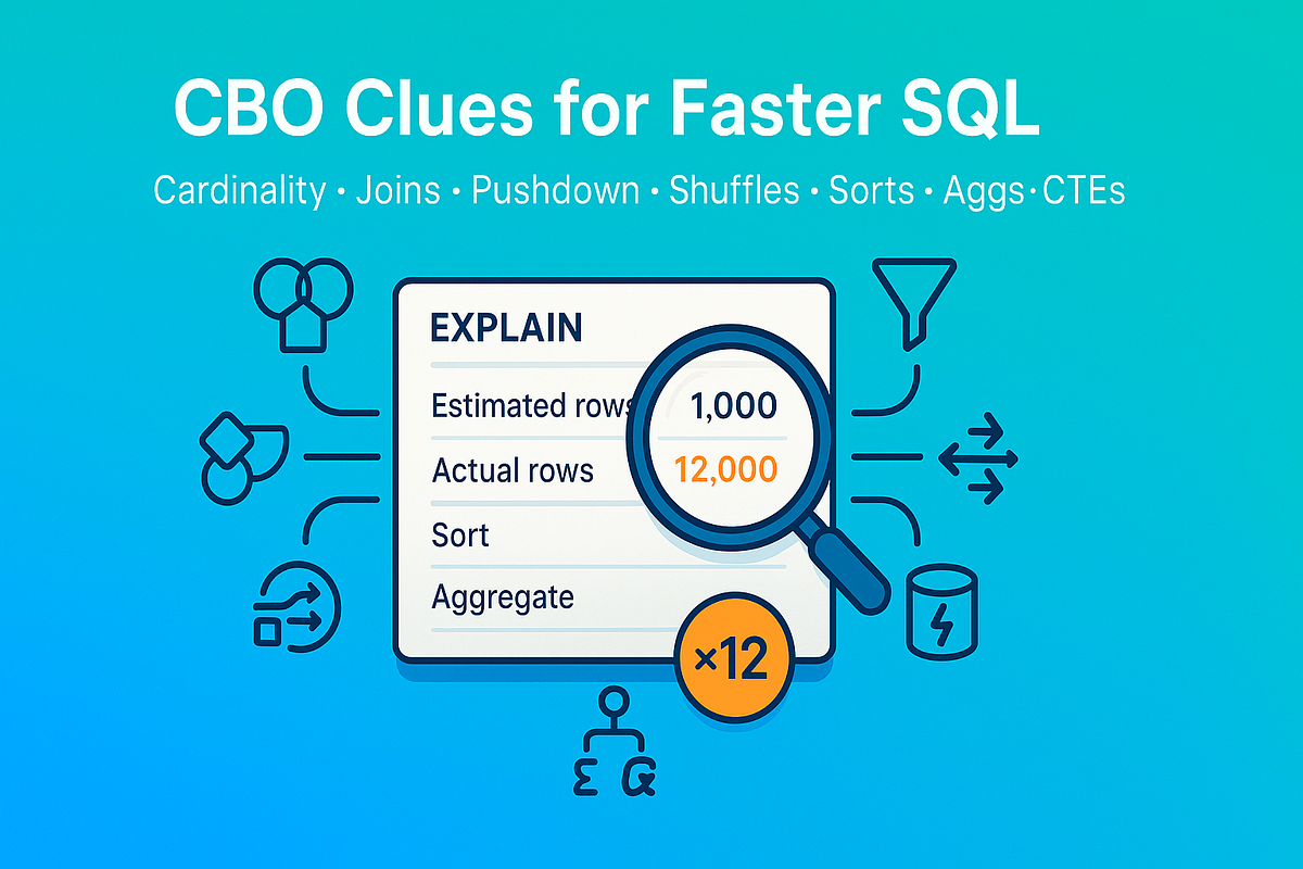 7 CBO Clues That Tell You How to Refactor SQL | by Hash Block | Sep, 2025 | Medium