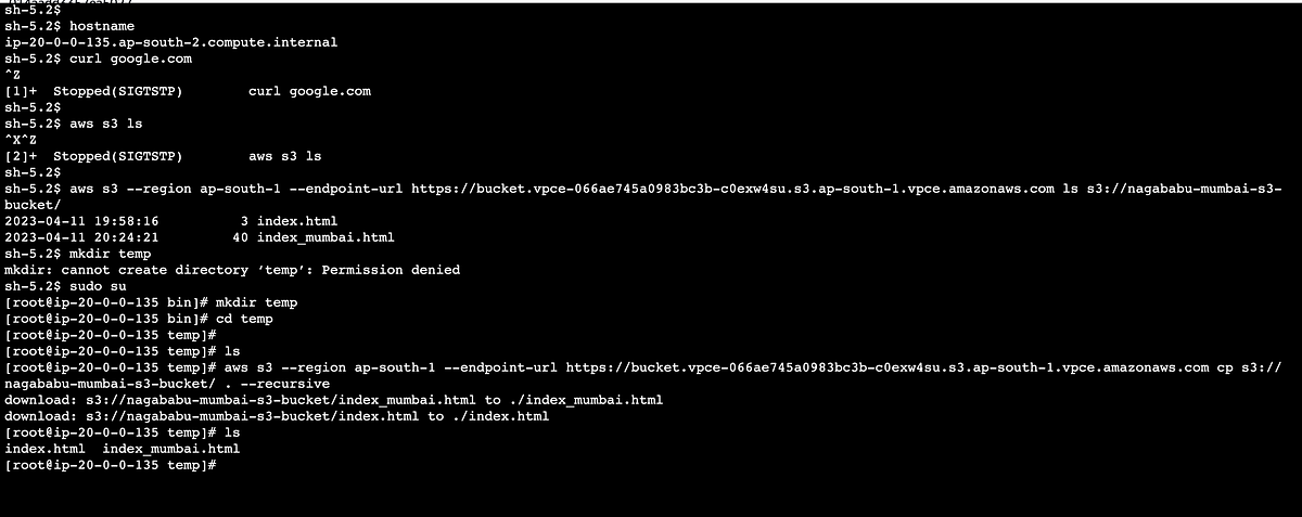 Secure and Simplified: Exploring AWS S3 Interface Endpoint for Private Access to S3 Data (Part-2 ...