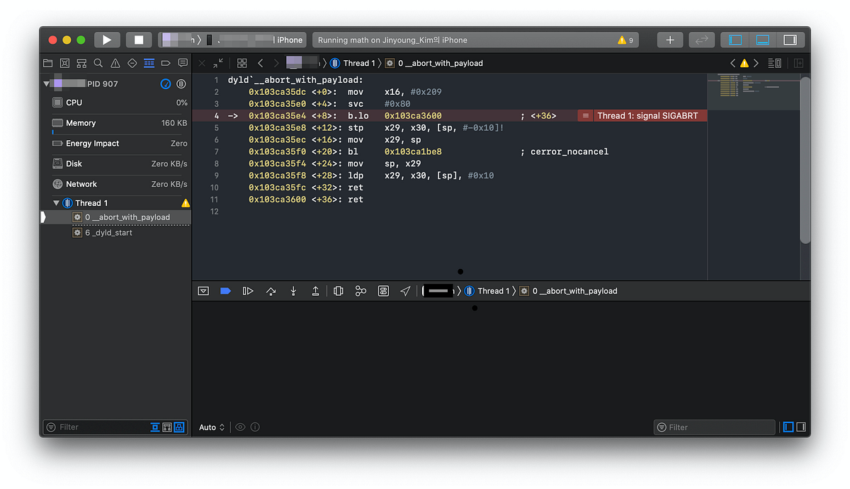[RN-Troubleshooting] Thread 1: signal SIGABRT Err in Xcode after update iOS ver to 13.3.1 | by ...
