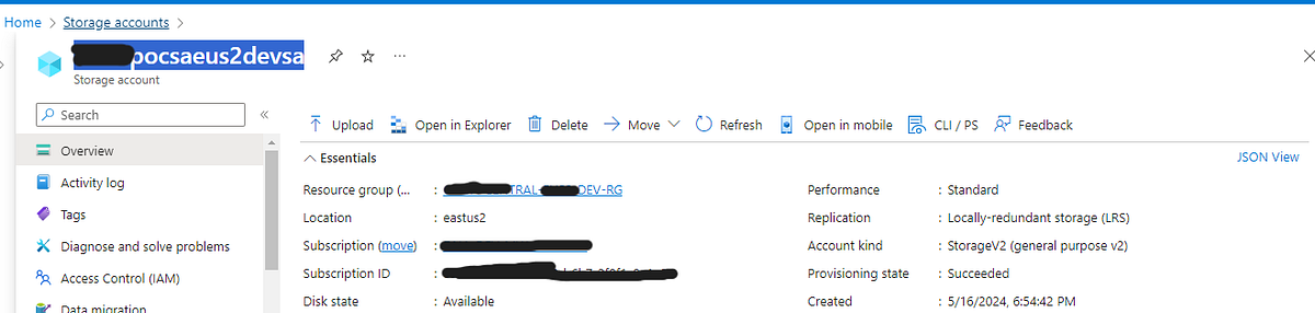 Migrating Azure Storage Account Deployed Using Terraform ‘terraform Import Block By Venkata