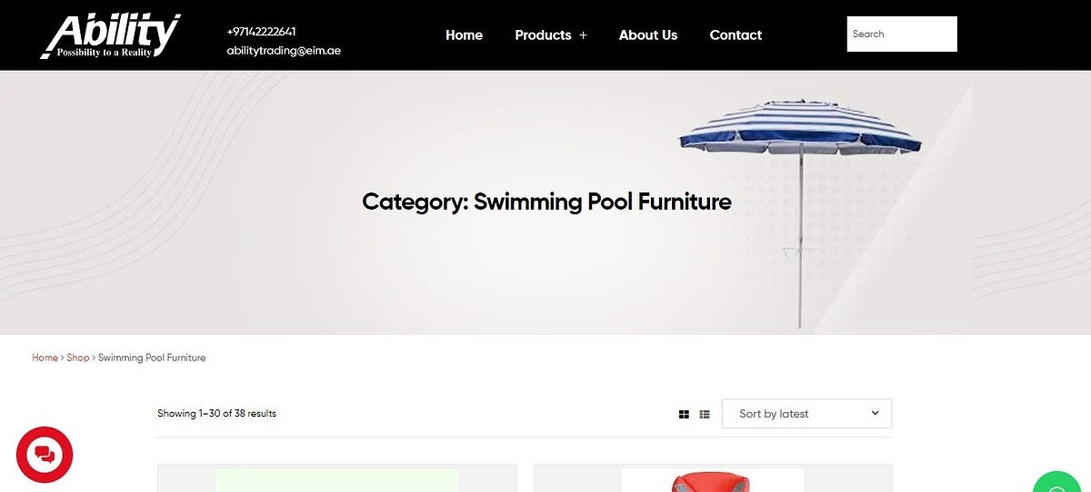 Premium Quality Swimming Pool Furniture - Ability Trading LLC - Medium