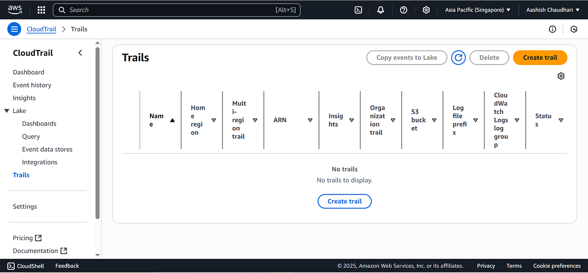 How I Built a “Security Camera” for My AWS Account with CloudTrail | by ...