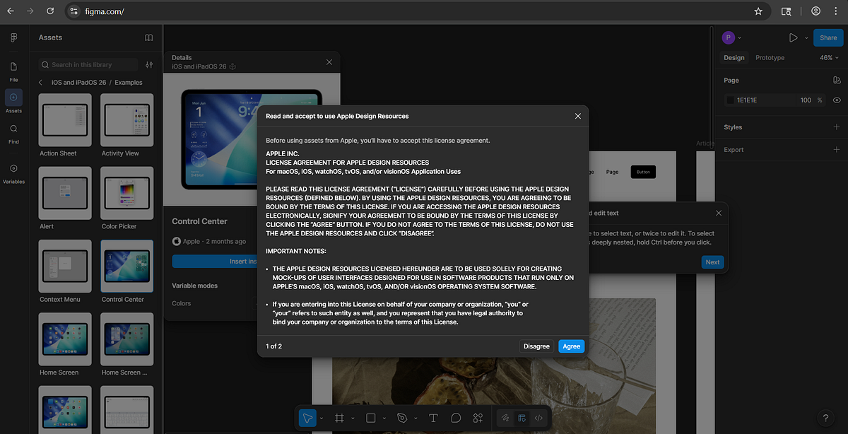 Why Figma Shows a “Agree or Disagree” Popup When Using iOS & iPadOS ...