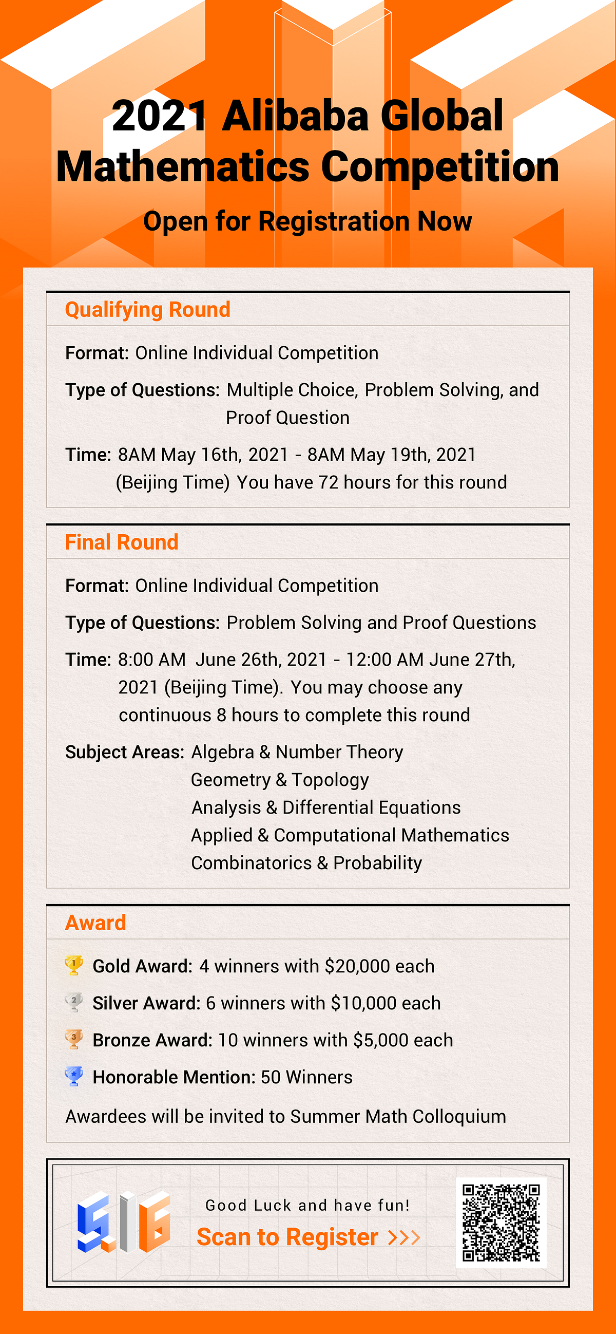 Registration is NOW OPEN for the 2021 Alibaba Global Mathematics ...