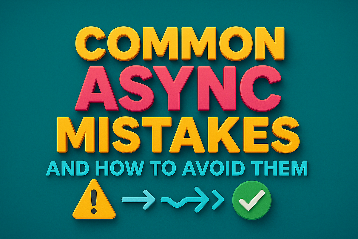 Common Async Mistakes and How to Avoid Them | by CodeByUmar | Artificial Intelligence in Plain ...