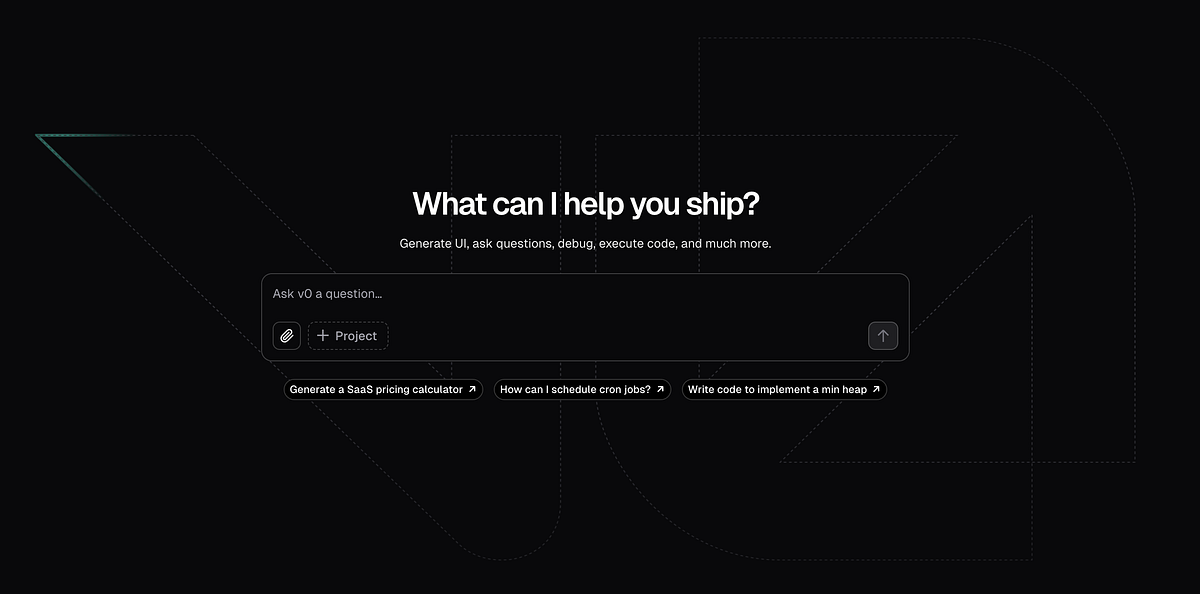 Vercel v0 is v100. Vercel v0 transforms frontend… | by Namish Saxena ...