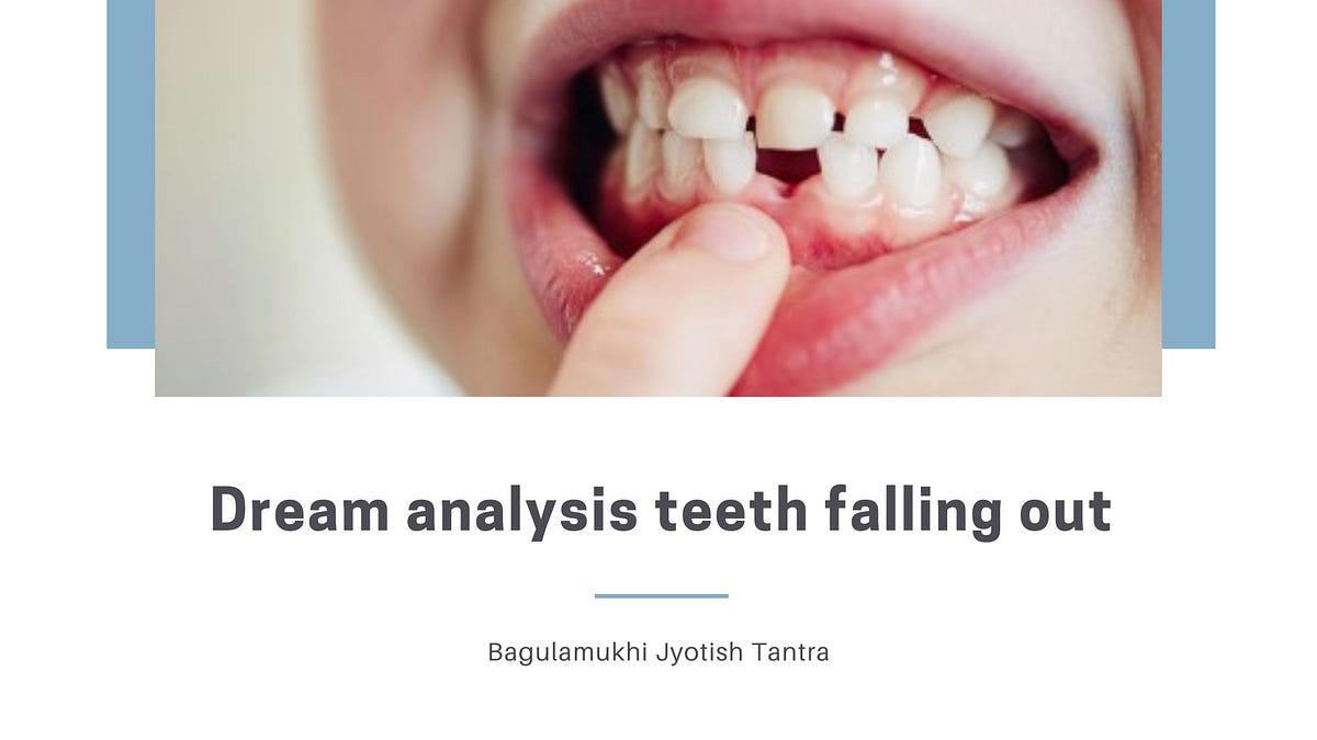 Dream analysis teeth falling out. Some people suppose that the dream ...