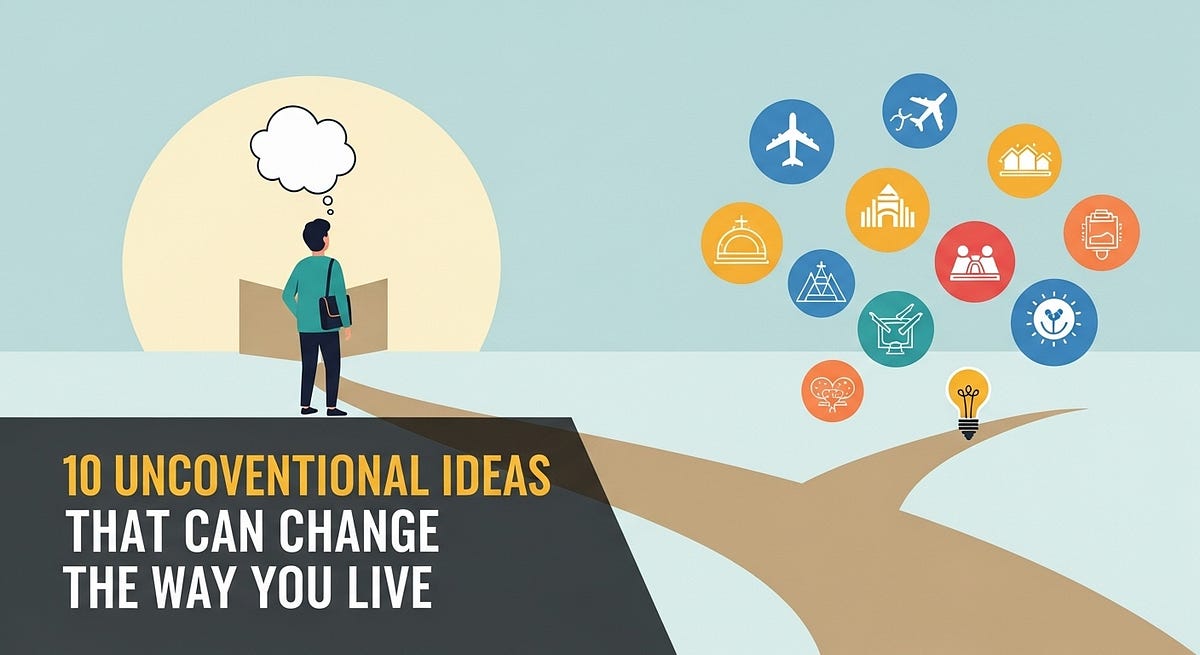10 Unconventional Ideas That Can Change the Way You Live | by SelfRise ...