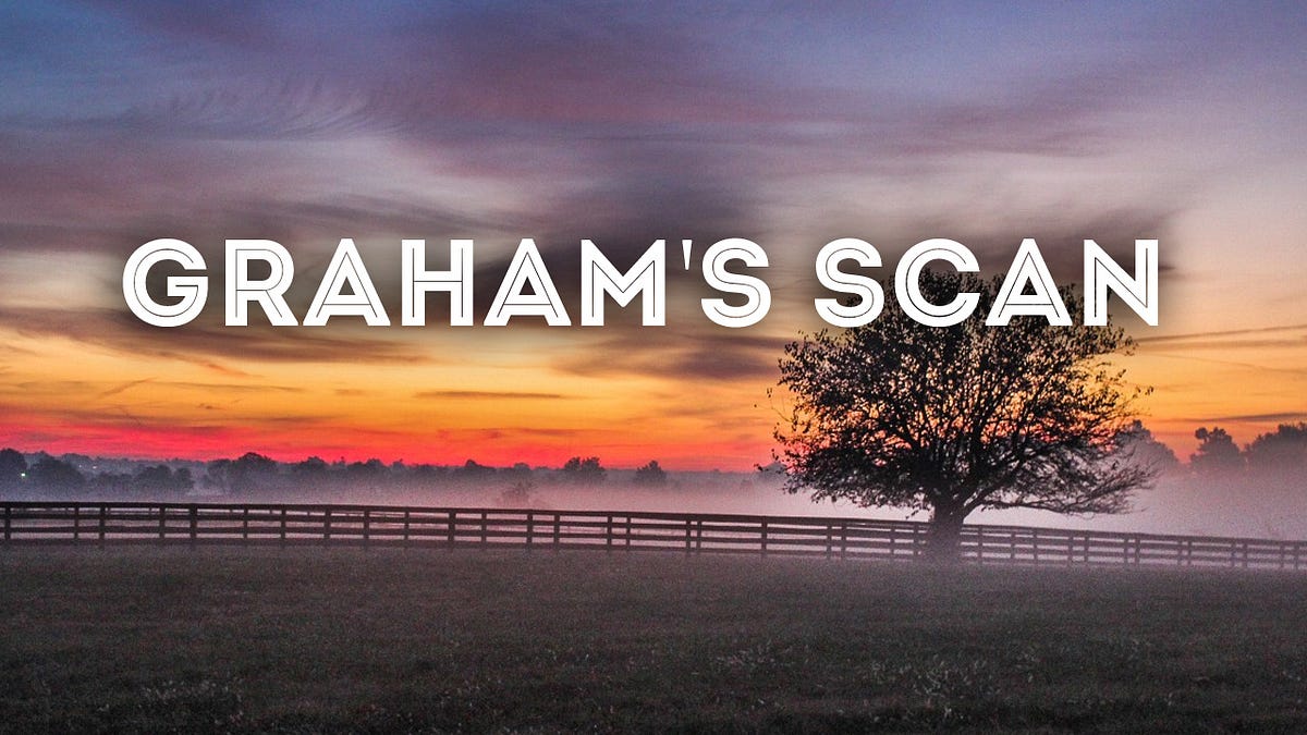 Graham’s Scan Visually Explained. Graham’s scan is a method for finding… | by Dino Cajic | Dev ...