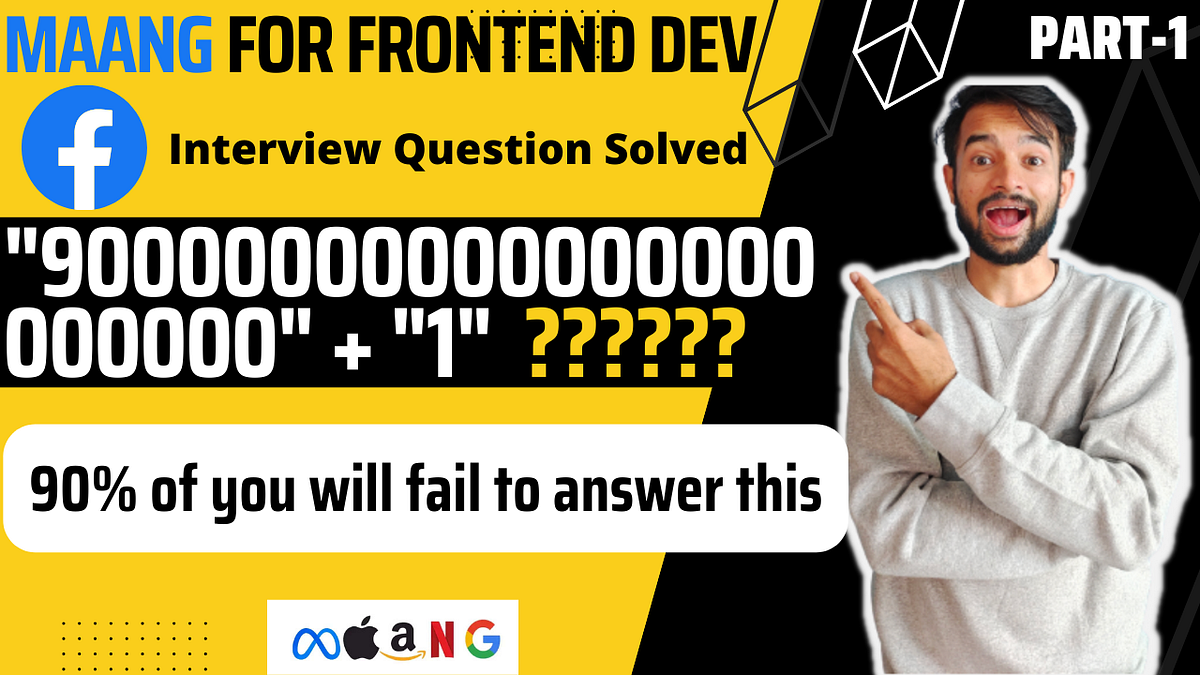 90% Will Fail to Solve This Facebook Interview Question | by Vasanth Bhat | JavaScript in Plain ...