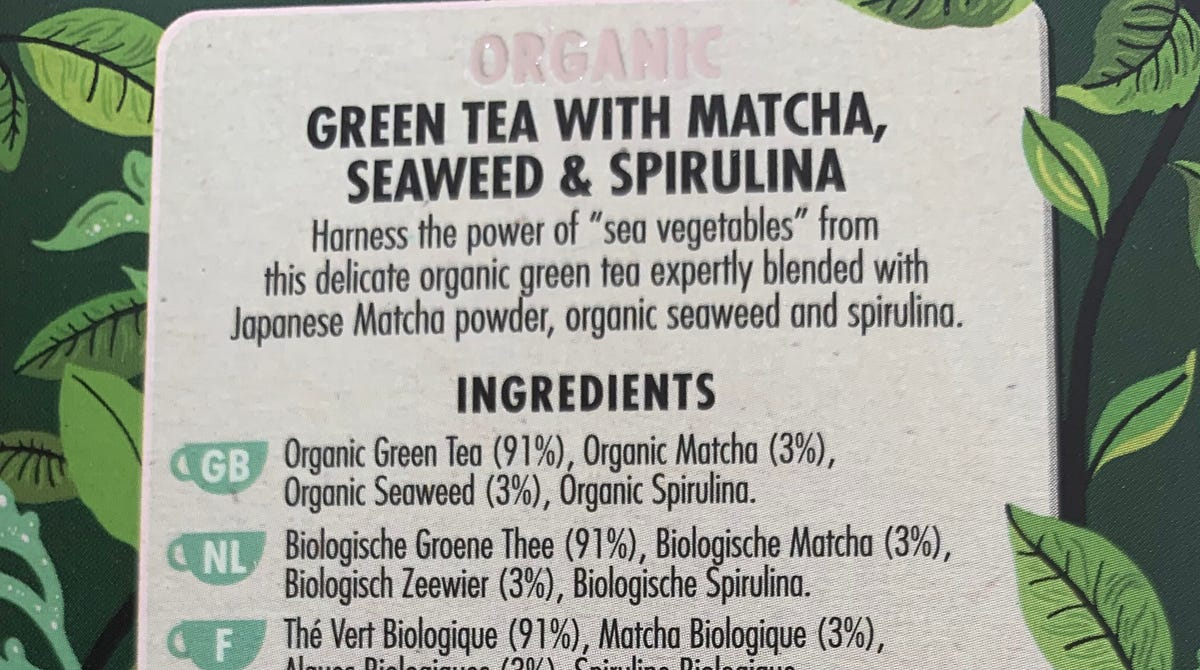 Green Tea with Matcha, Seaweed & Spirulina | by Tom Santini | Mid-40s ...