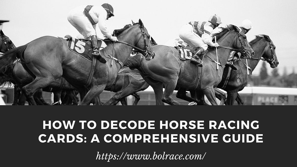How to Decode Horse Racing Cards: A Comprehensive Guide | by bolrace ...