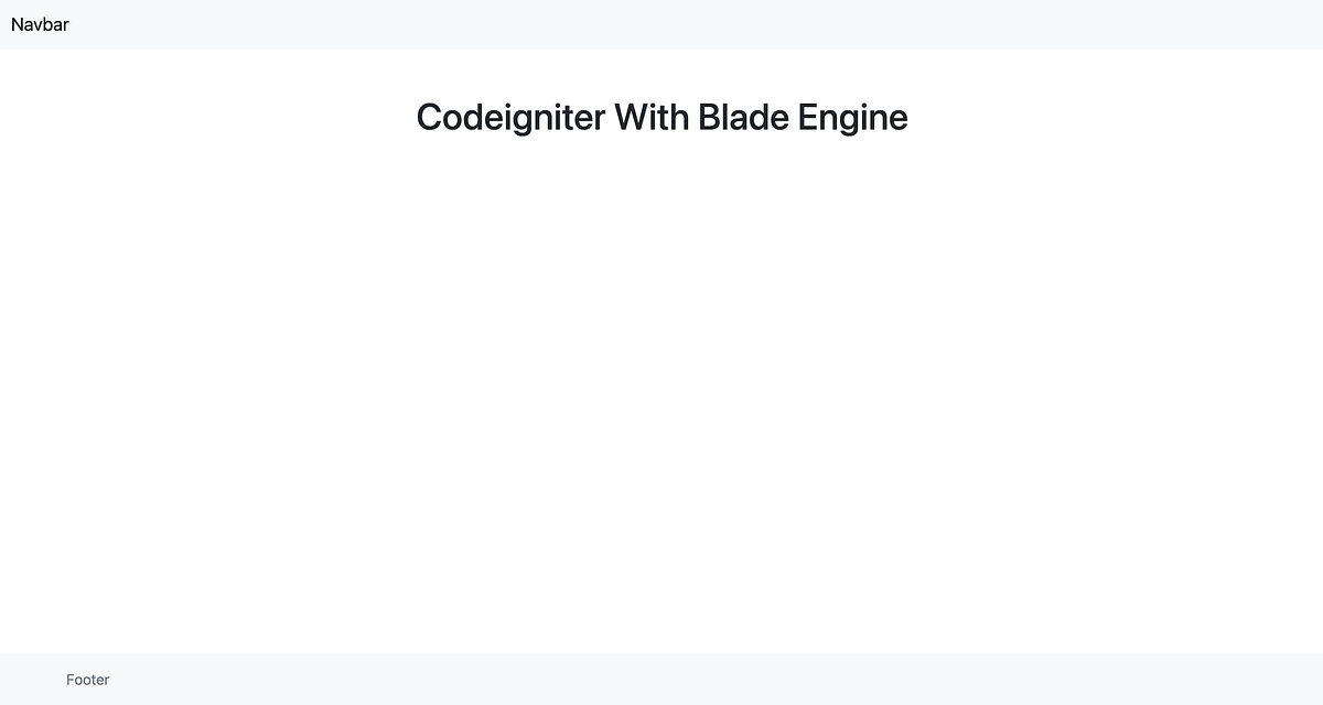 Laravel’s Blade template in codeigniter | by Aidid Alam | Medium