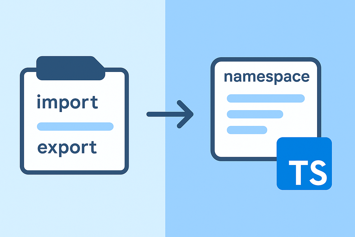 🧩 Part 13 — Modules & Namespaces in TypeScript | by Pavan pitthdiya | Medium