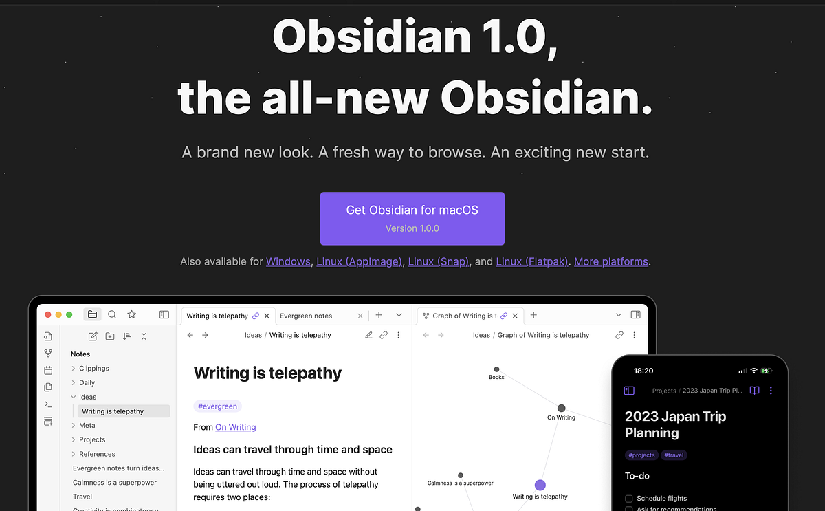 Obsidian Biggest Upgrade Till Date | by Vinod Sharma | Medium