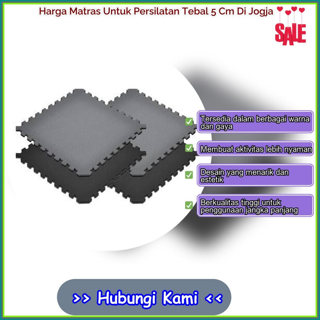 Harga Matras Untuk Persilatan Tebal 5 Cm Di Jogja - Matras Pabrik - Medium