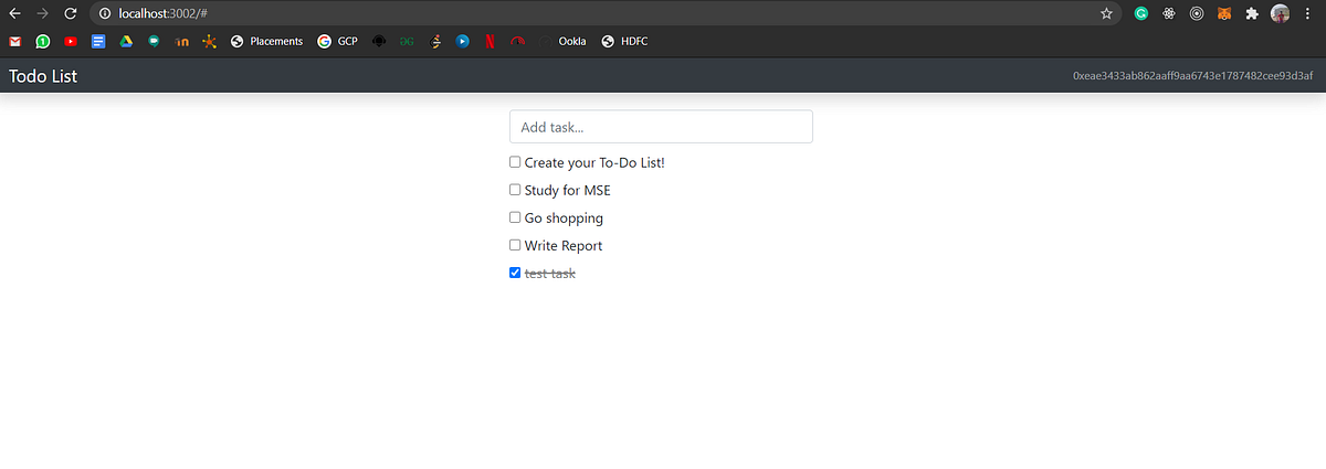 Building a To-Do List Application using Etherium Smart Contracts | by Rohit Jk | Medium