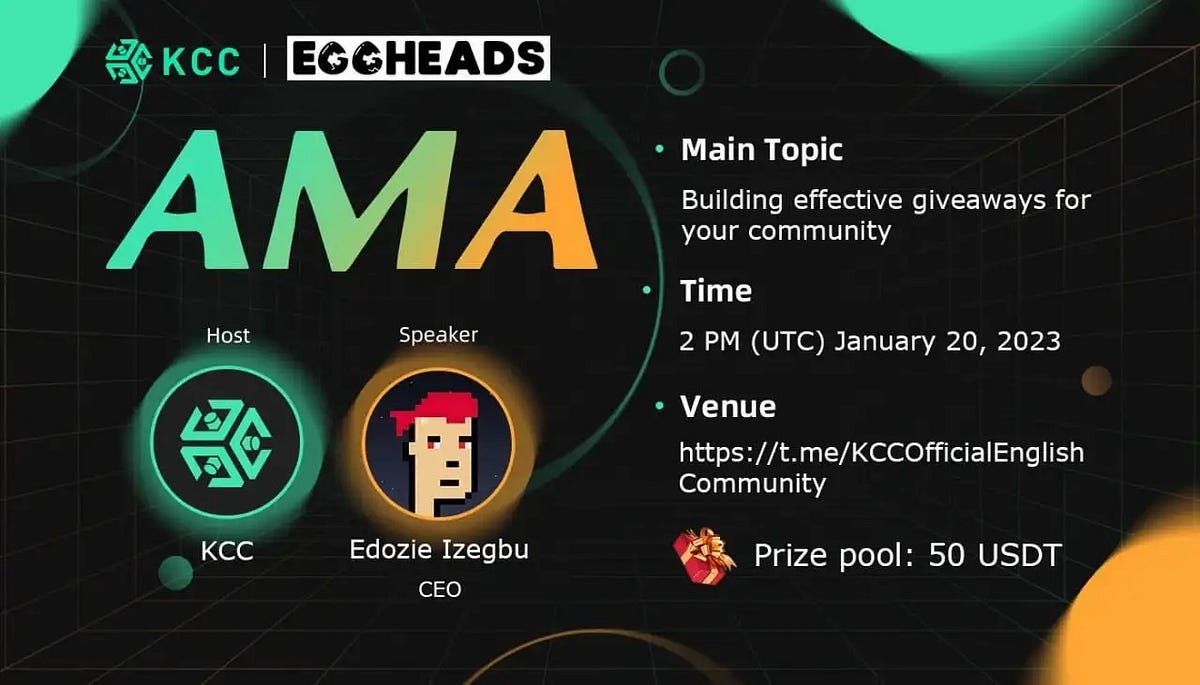 KCC AMA recap con Eggheads. El 20 de enero de 2023,KCC y Eggheads… | by KCC OFICIAL ESPAÑOL | Medium