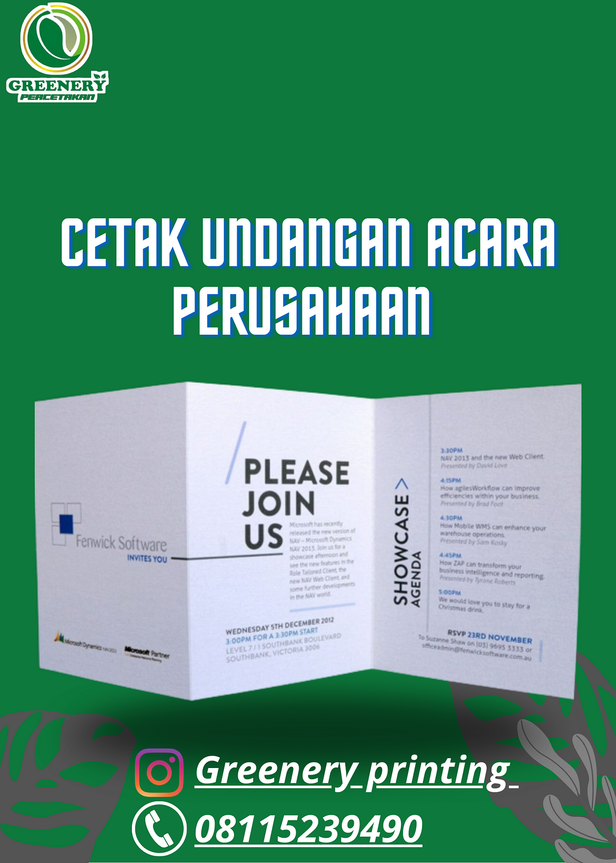 TERBAIK pengadaan cetak undangan acara perusahaan di Katingan Hub 0811 5239 490 WA ...