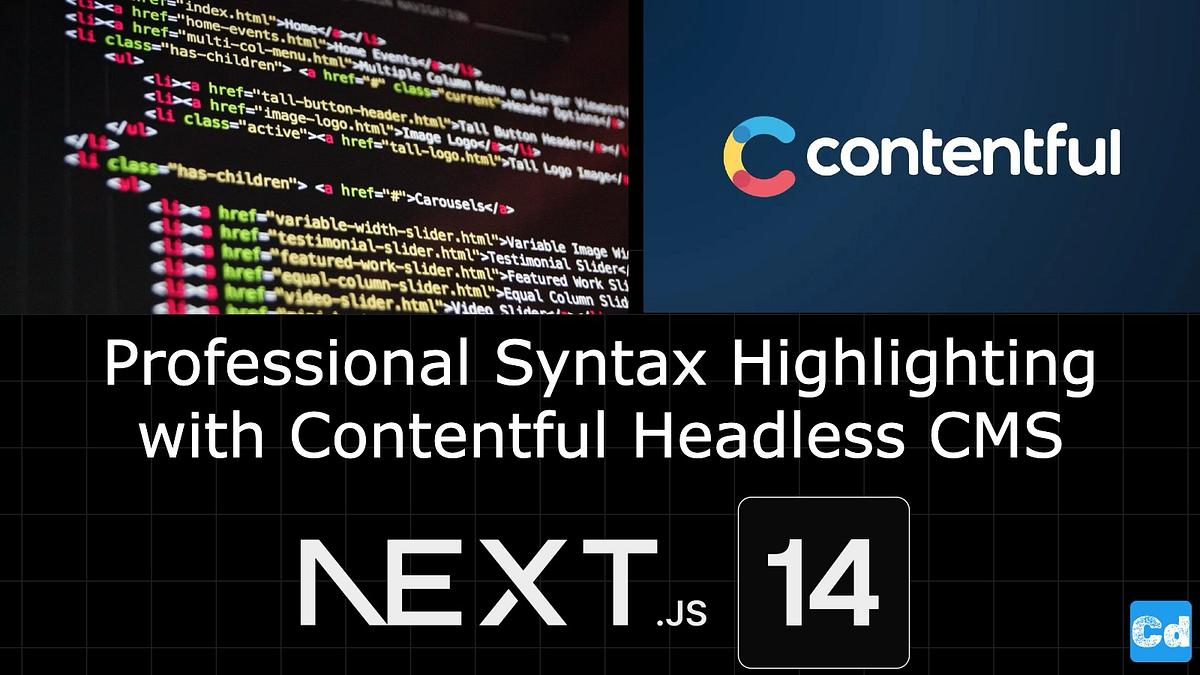 Next.js 14 / Contentful— Professional Syntax Highlighting | by Cloudapp-dev | Level Up Coding