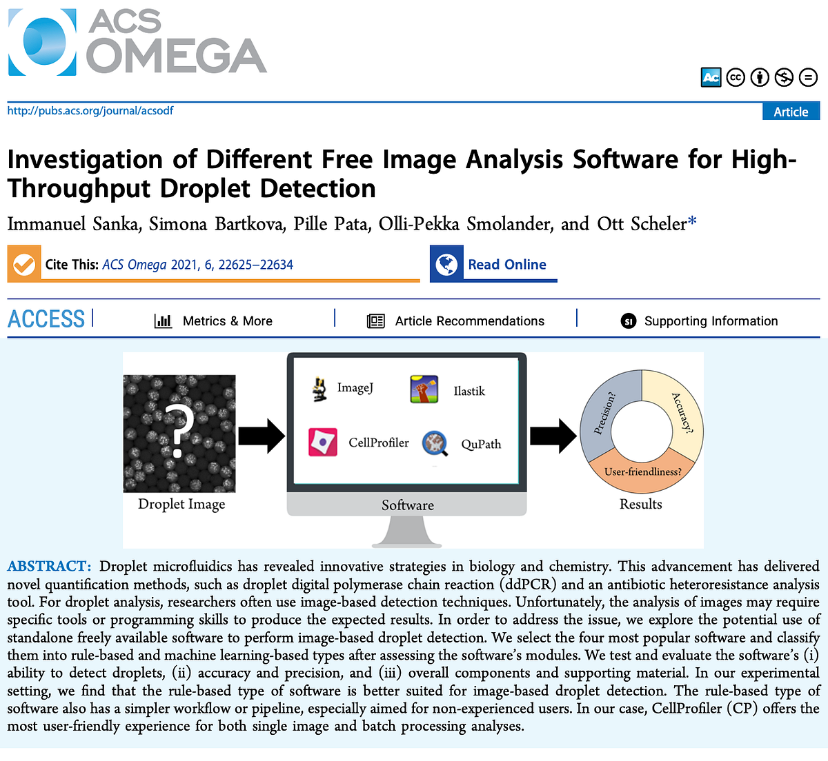 Droplet image-data analysis. In my previous post, I shared early… | by ...