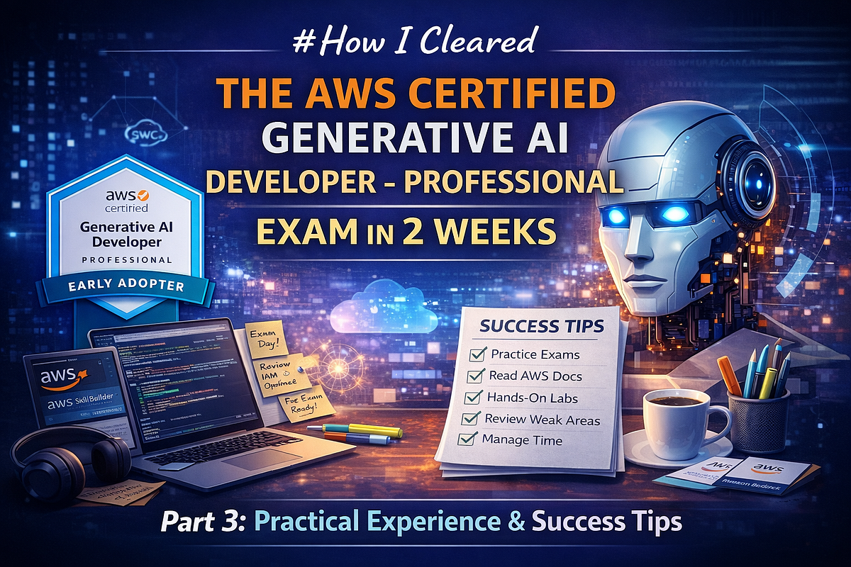 How I Cleared the AWS Certified Generative AI Developer — Professional ...