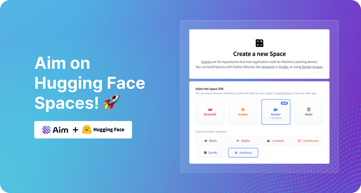 Launching Aim on Hugging Face Spaces | by Gor Arakelyan | AimStack | Medium