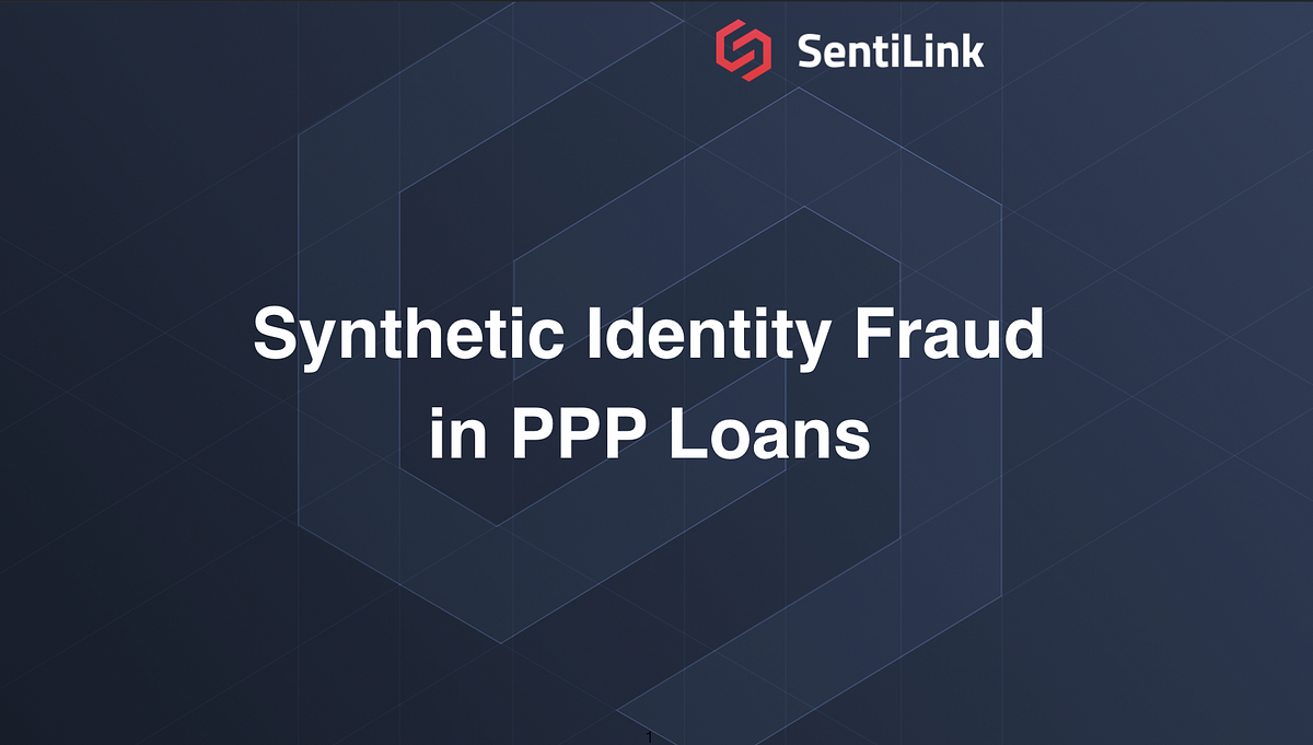 Synthetic Identity Fraud in PPP Loans | by SentiLink | SentiLink | Medium