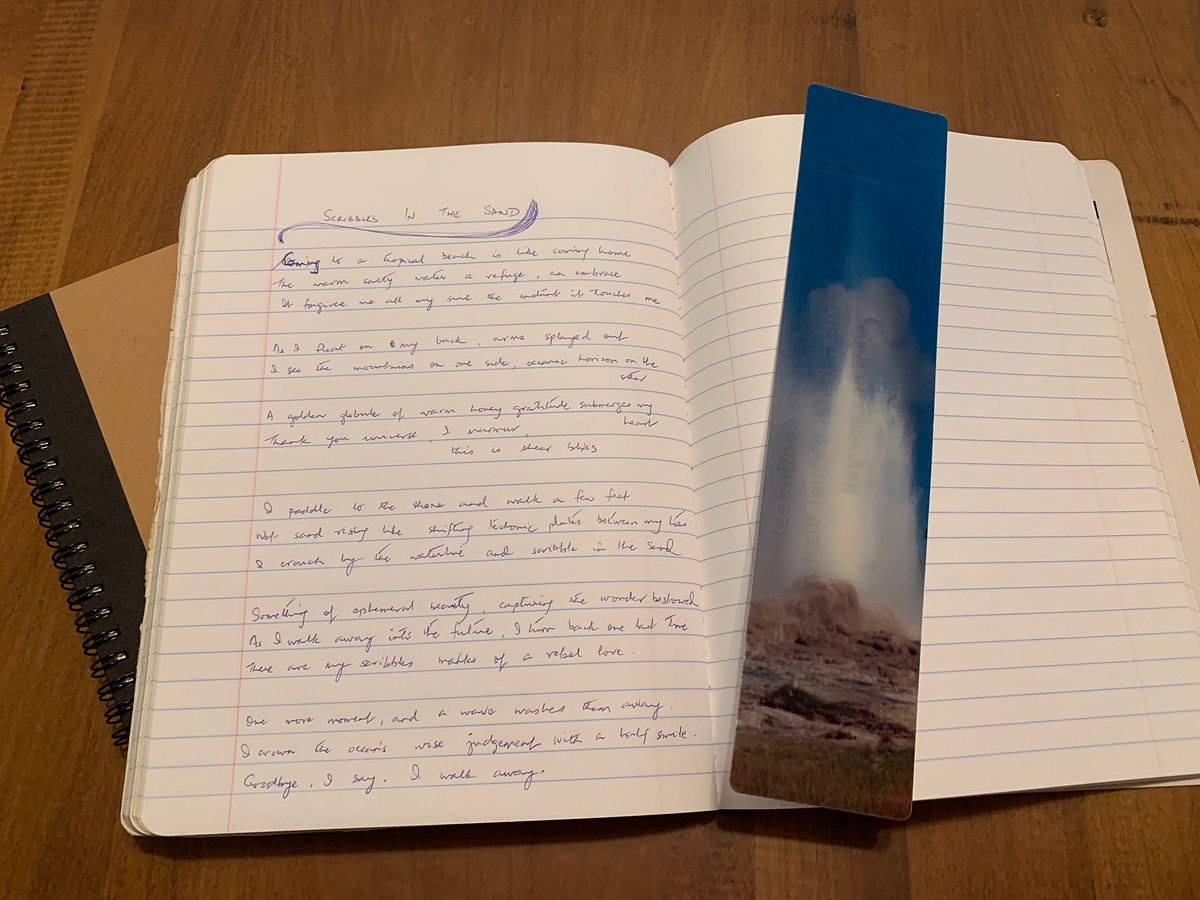 Scribbles In The Sand. Paper Poetry Prompt #2 | by Paroma Sen | Paper ...
