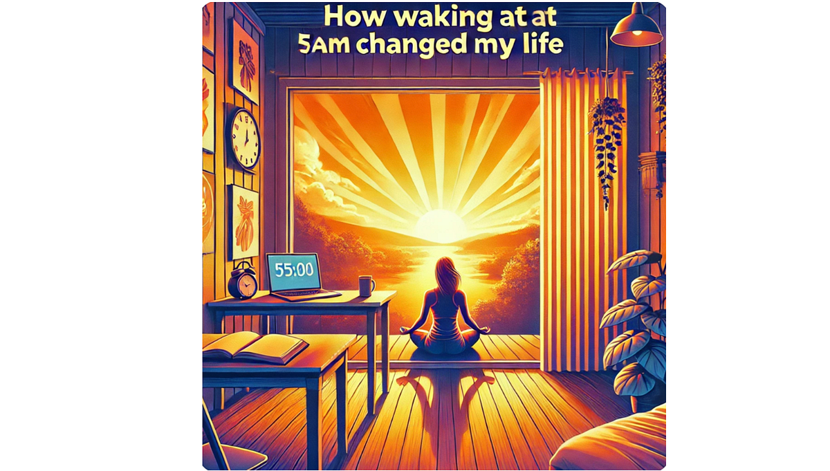 ortHow Waking Up at 5 AM Changed My Life | by Future of Humanity | Aug, 2024 | Medium