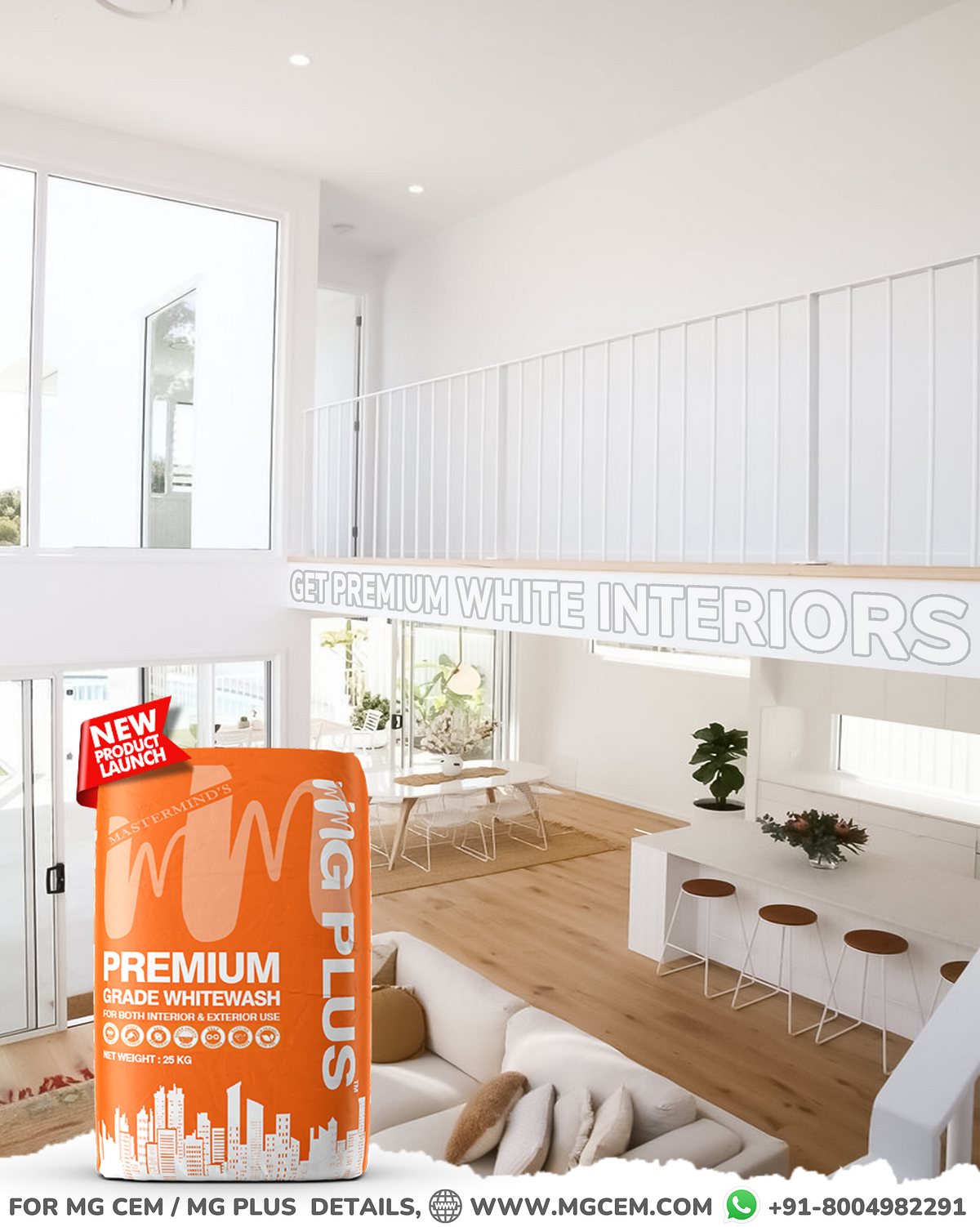 MG PLUS Premium Powder Based Cement Primer provides a Premium Touch to ...