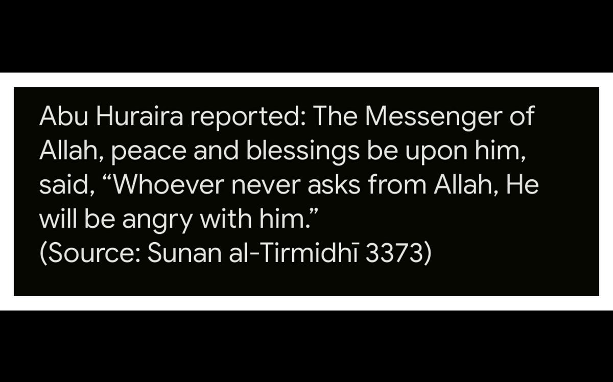 Allah Is Displeased When You Stop Asking Him — And Mankind Is ...