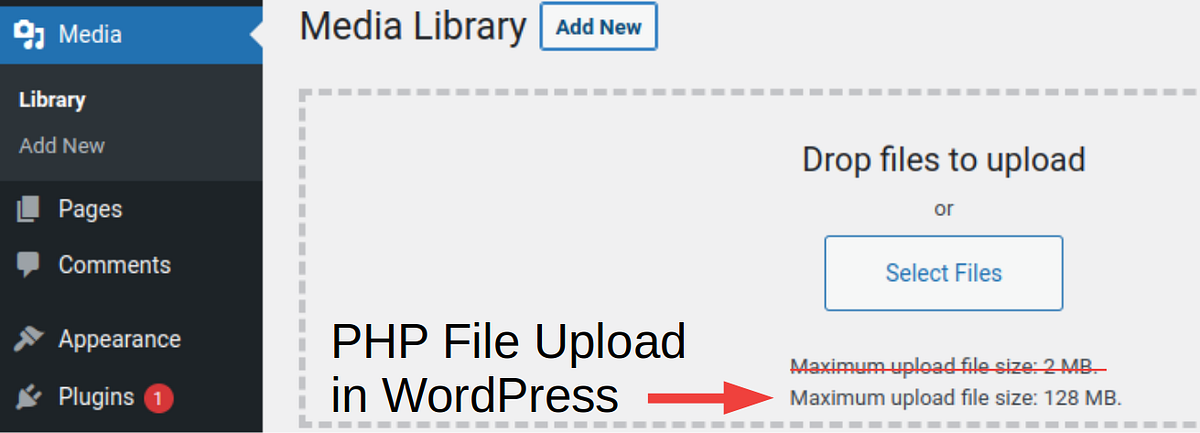 How you increase the maximum upload filesize in WordPress within your Apache / PHP configuration ...