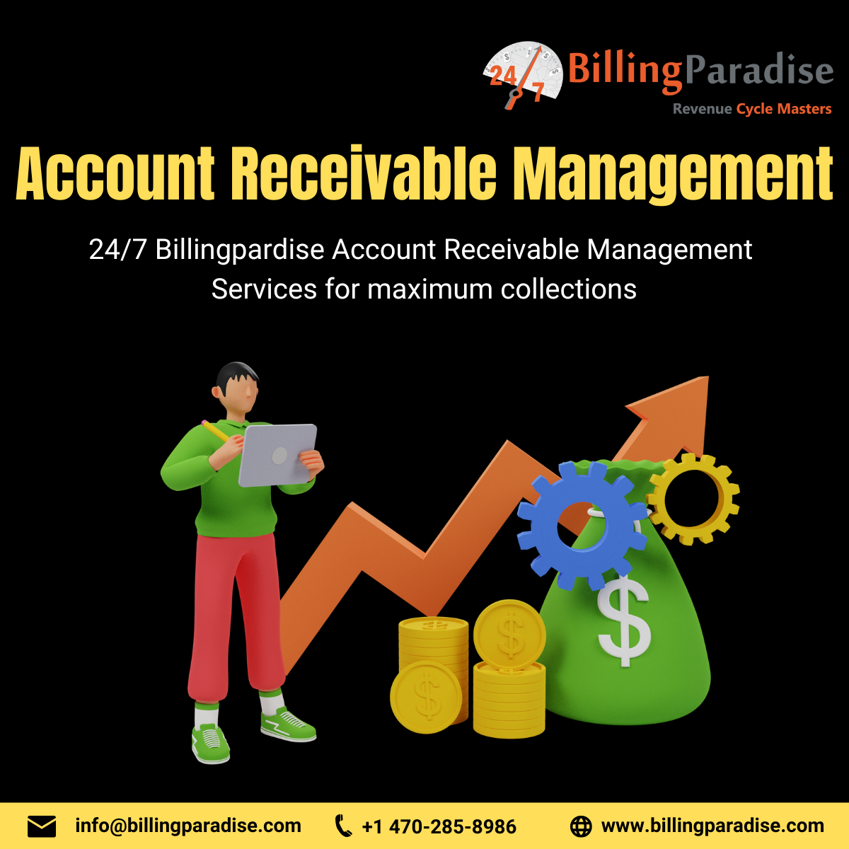24/7 Billingpardise Account Receivable Management Services for maximum ...
