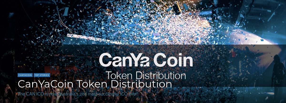 CanYaCoin Token Distribution. The CAN ICO is now Australia’s 2nd most ...
