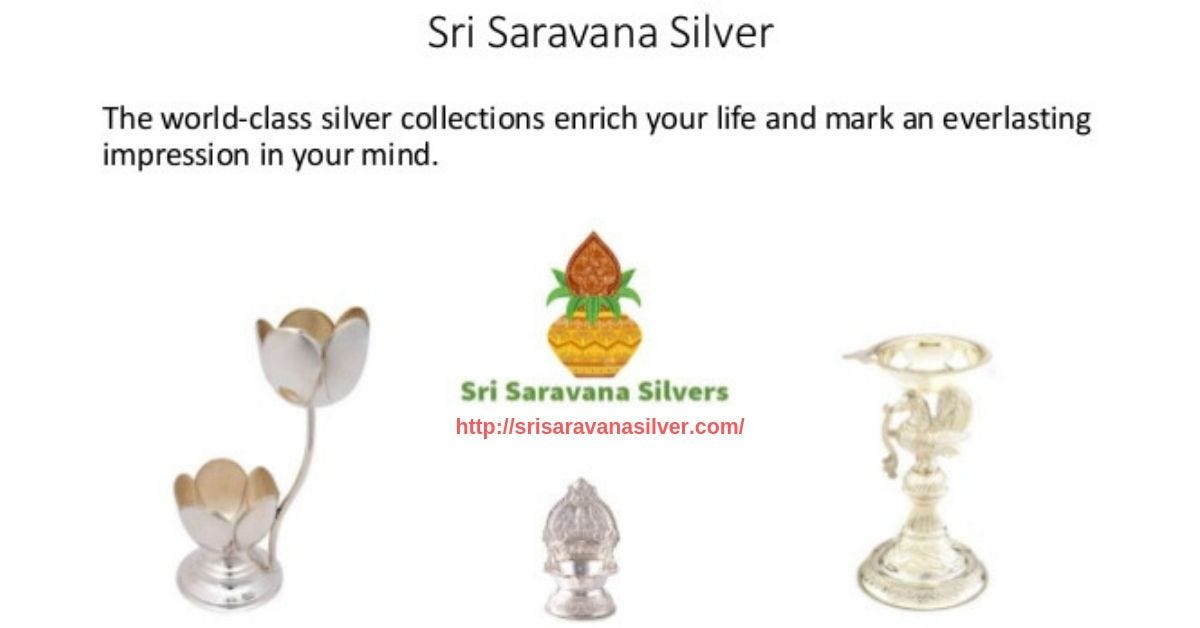 Best Silver Jewellery Shop in Madurai- Sri Saravana Silvers | by ...