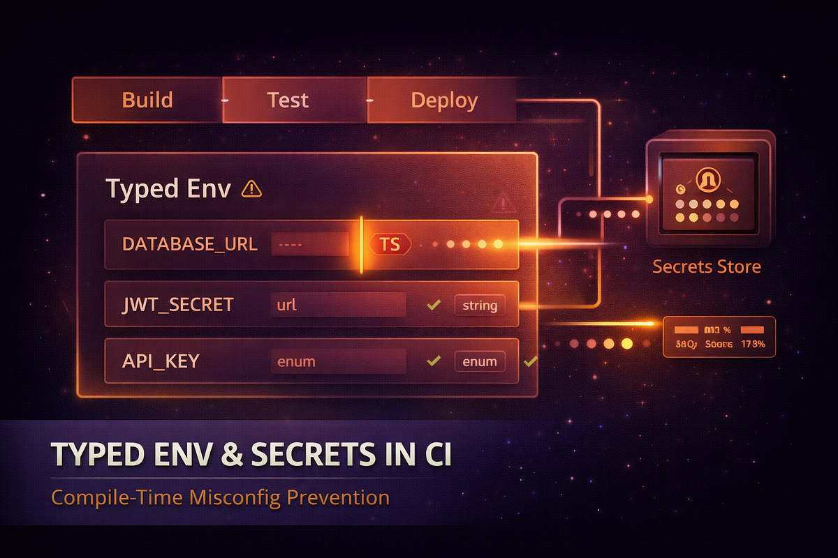 TypeScript Typed Env & Secrets in CI: Prevent Misconfig at Compile Time ...